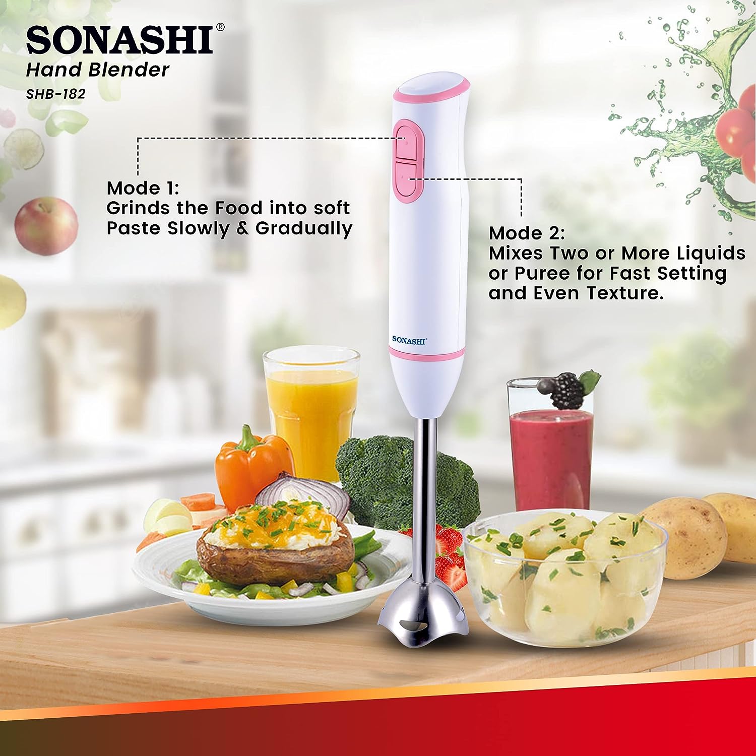 Buy Hand Blender perfect kitchen assistant online - Sonashi Electronic