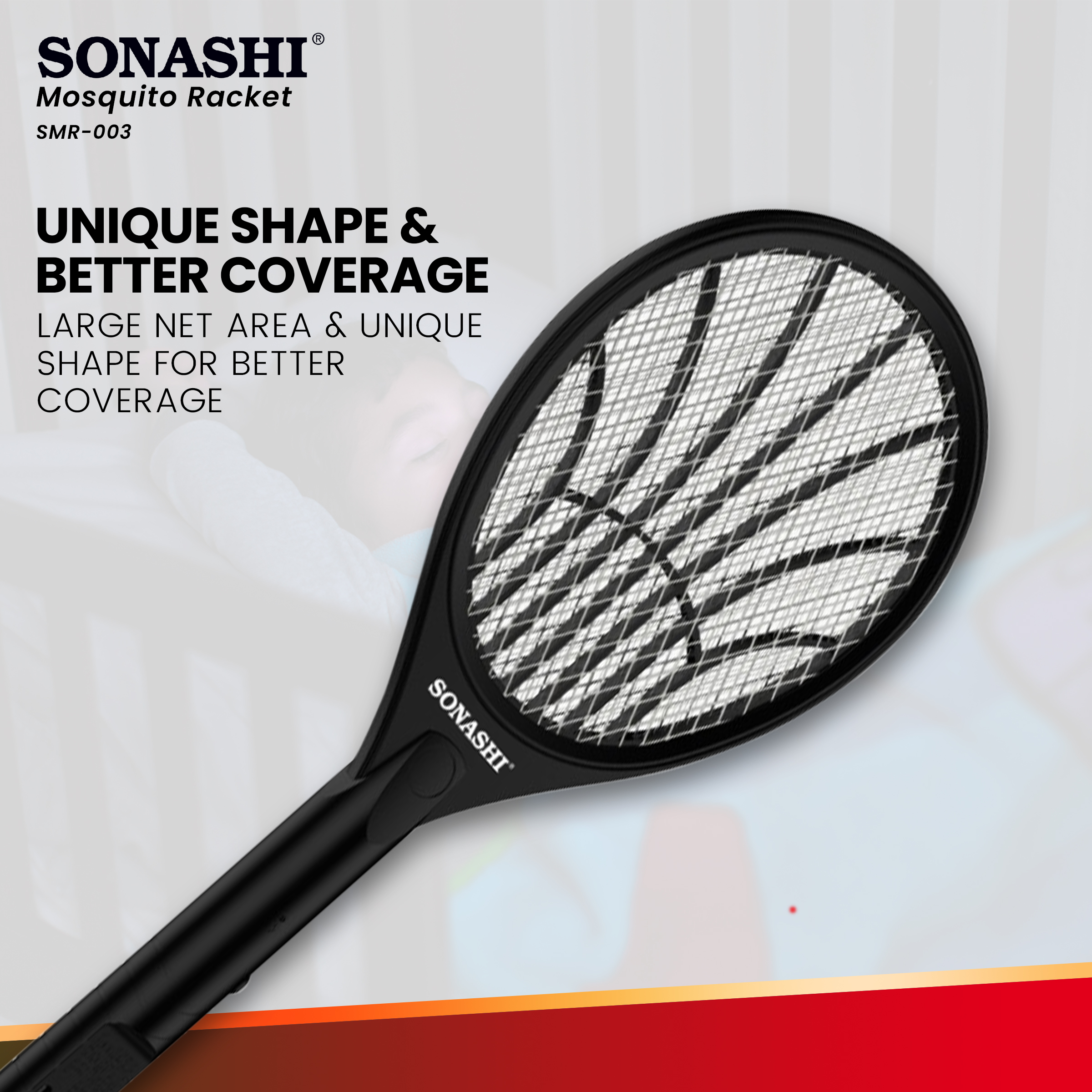 Mosquito Racket Bat SMR 003 - Sonashi Electronic